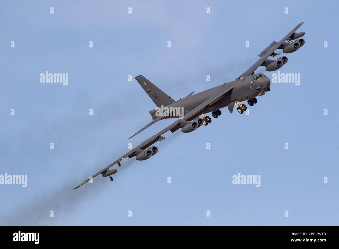 United States Air Force ( USAF ) Boeing B52 eight engined heavy nuclear ...