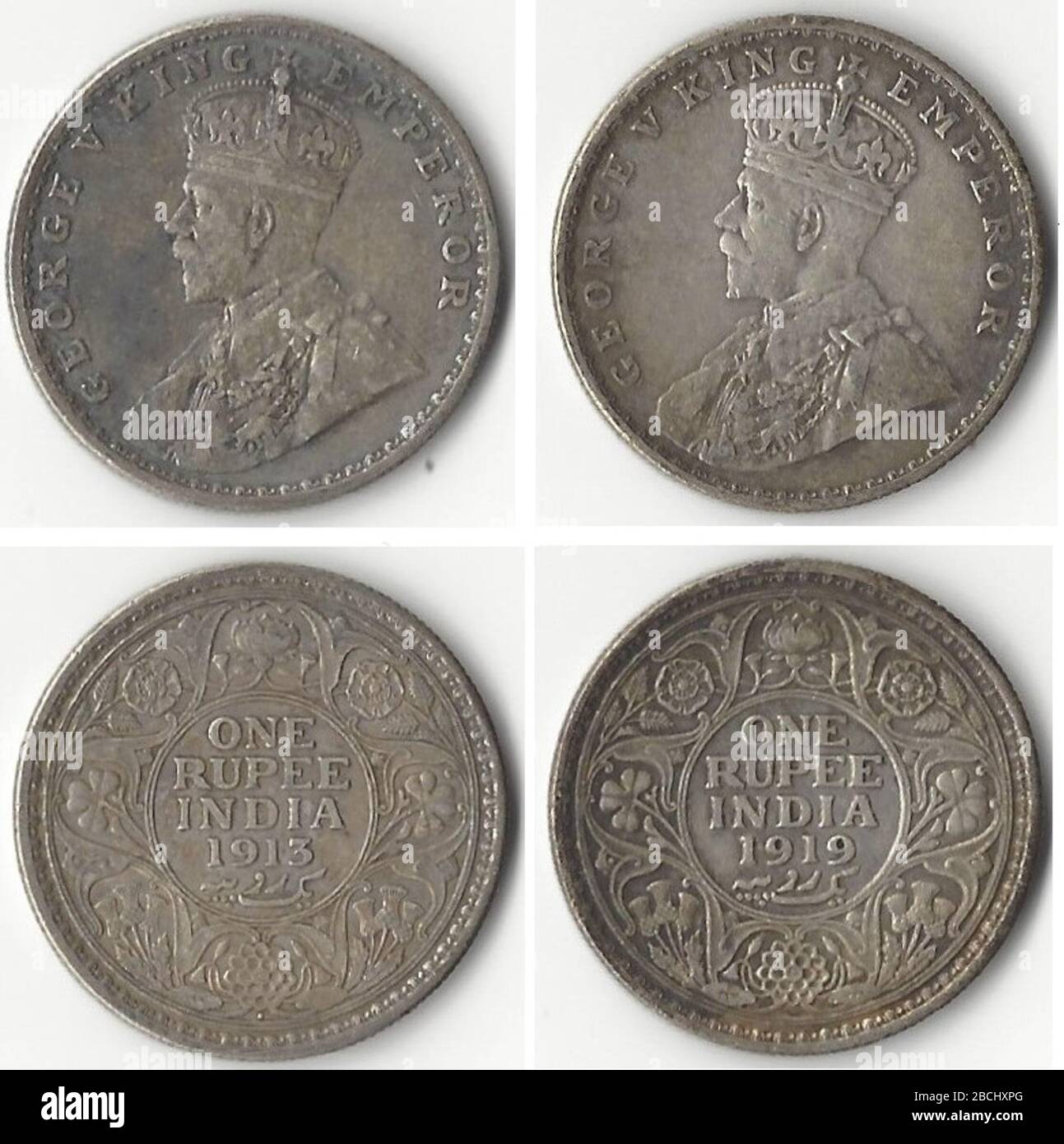 Indian one rupee coins from hi-res stock photography and images - Alamy