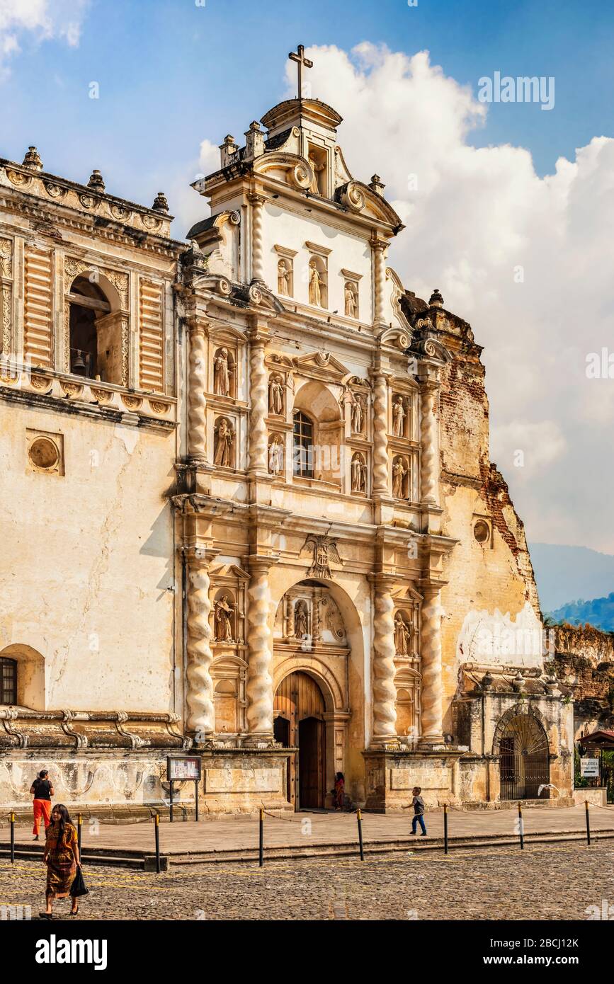 Antigua, Guatemala - December 6, 2016: Architecture details at the ...