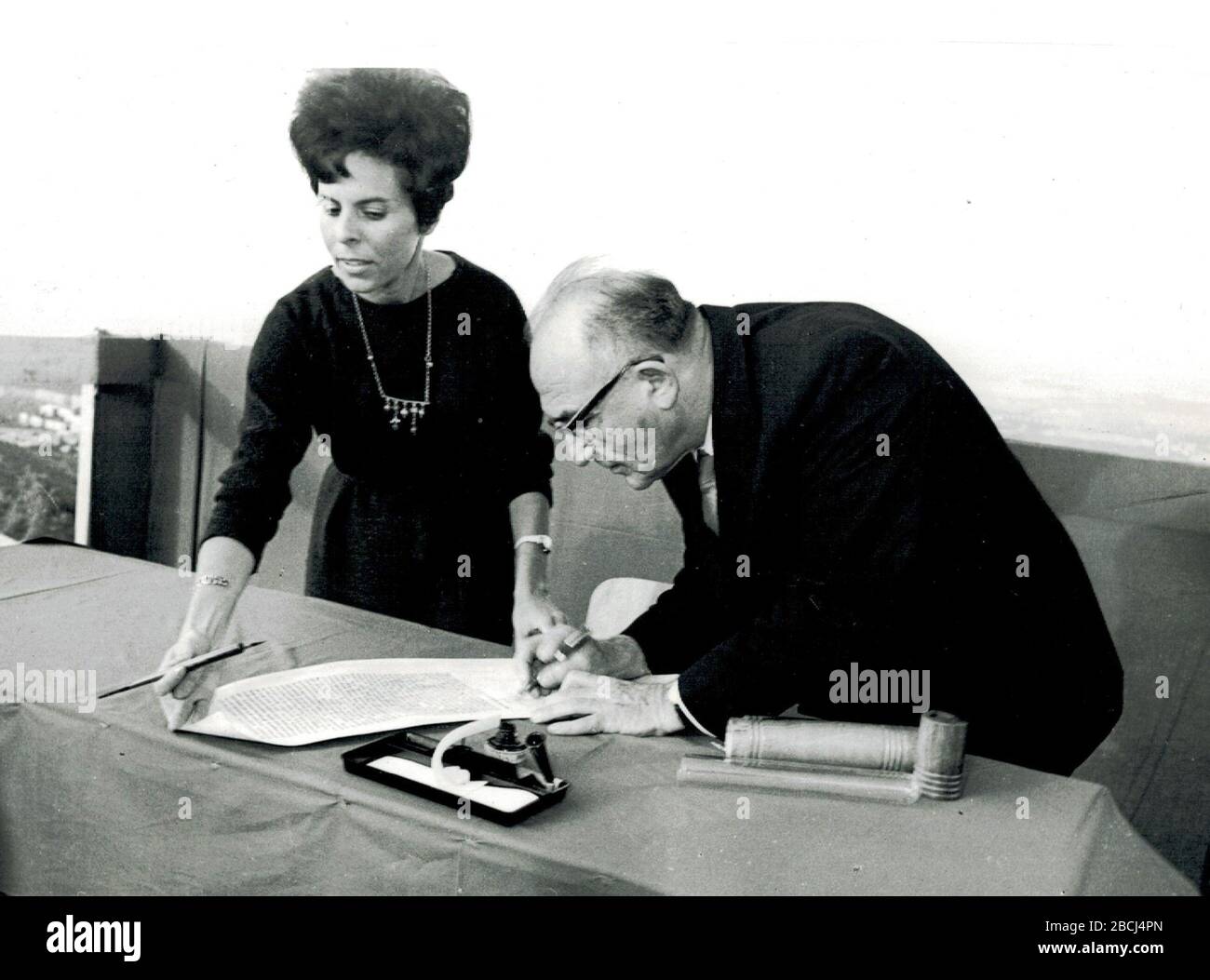 Levi eshkol hi-res stock photography and images - Alamy