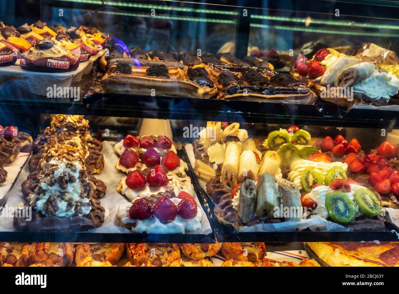 Amsterdam, Netherlands - September 7, 2018: Display of a candy store ...