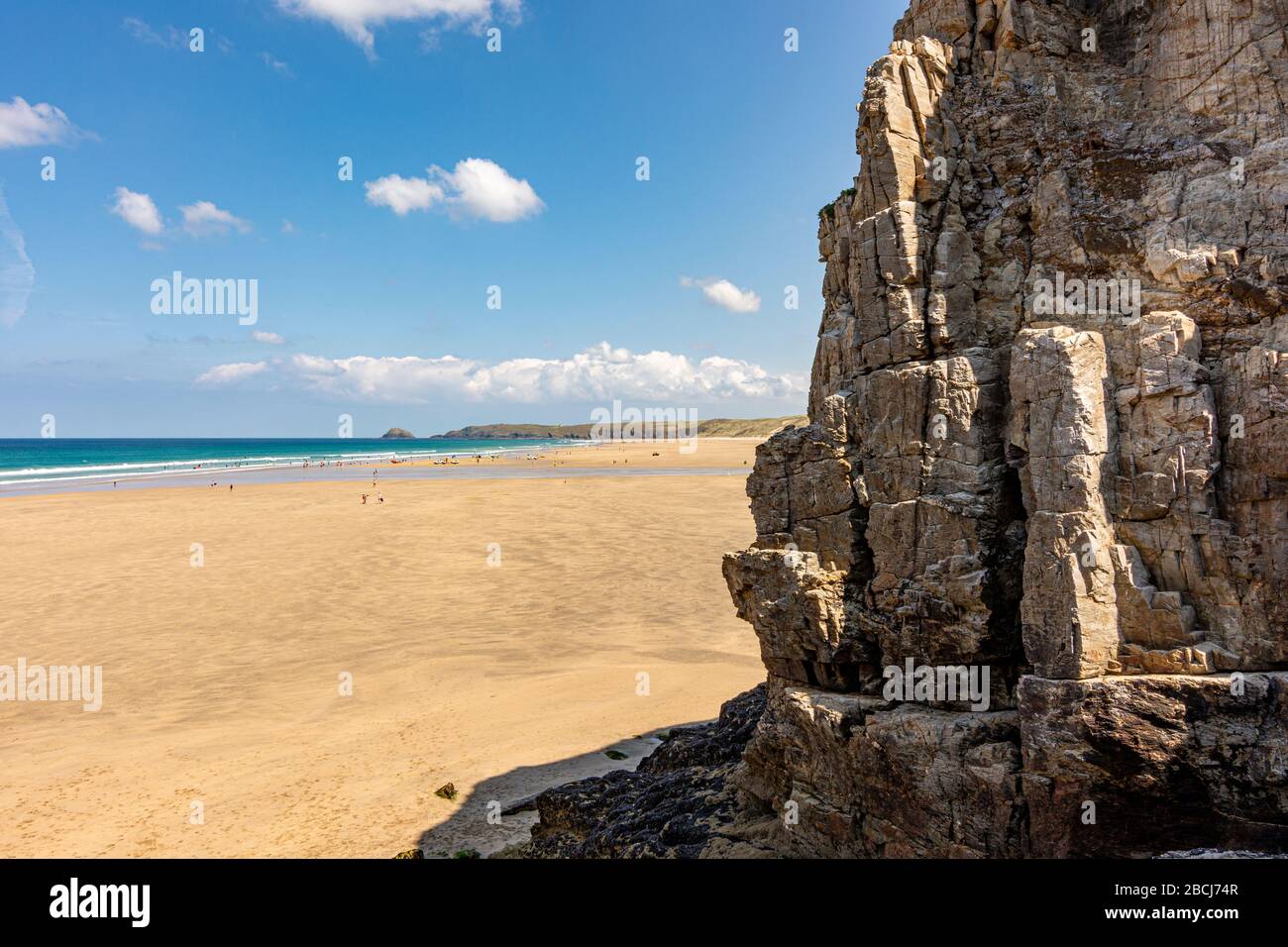 Perran Beach, Perranporth, north Cornwall, UK Stock Photo - Alamy