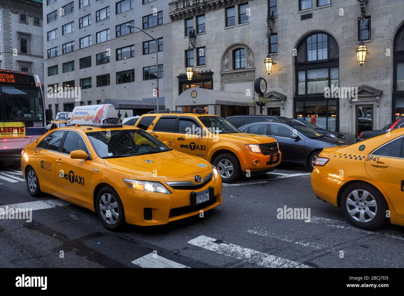 New York Taxi Cab Stock Photo - Alamy