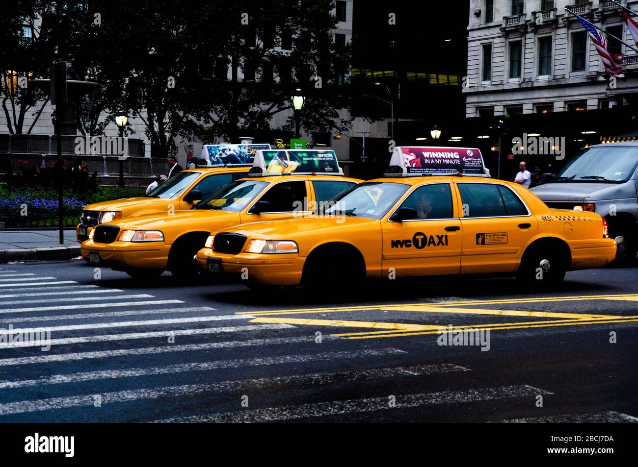 New York Taxi Cab Stock Photo - Alamy
