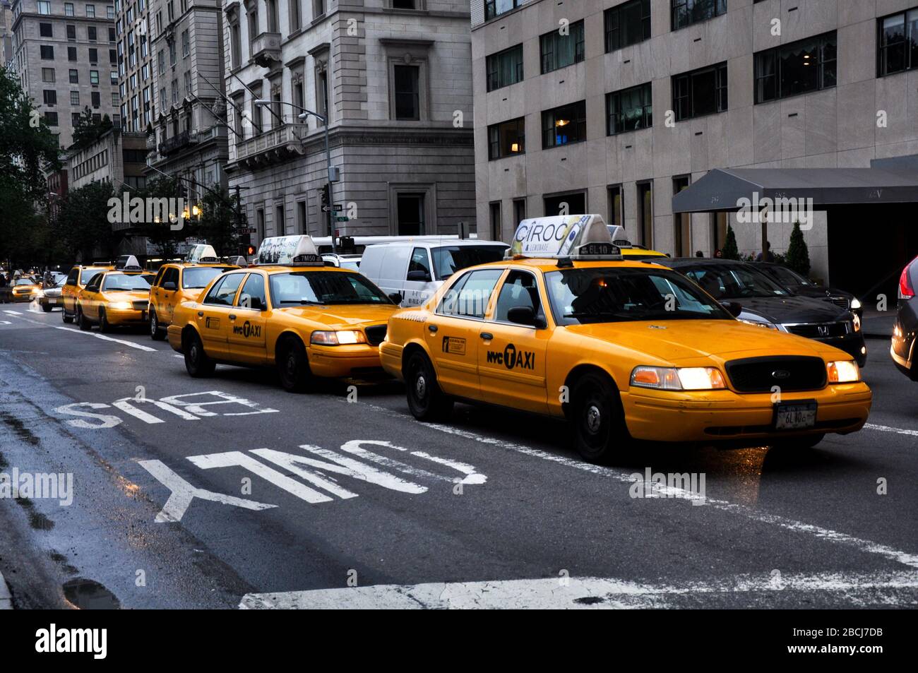 New York Taxi Cab Stock Photo - Alamy