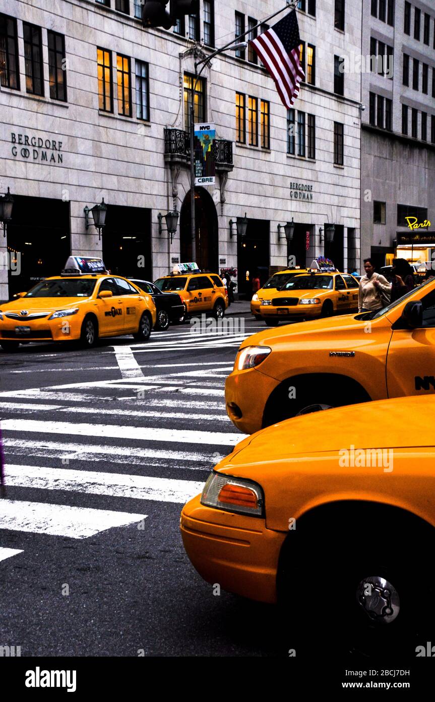 New York Taxi Cab Stock Photo - Alamy