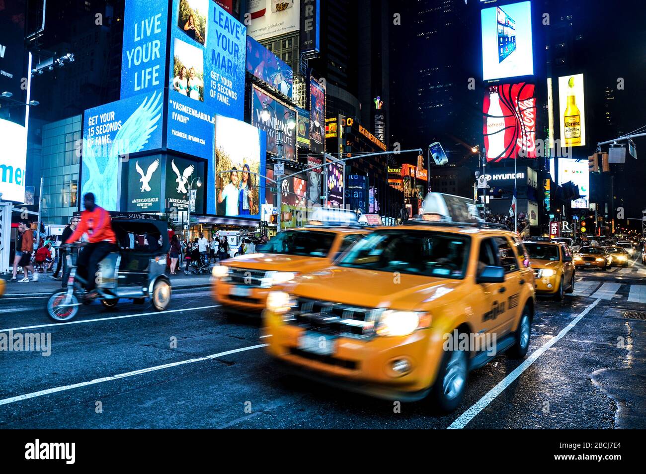 New York Taxi Cab Stock Photo - Alamy