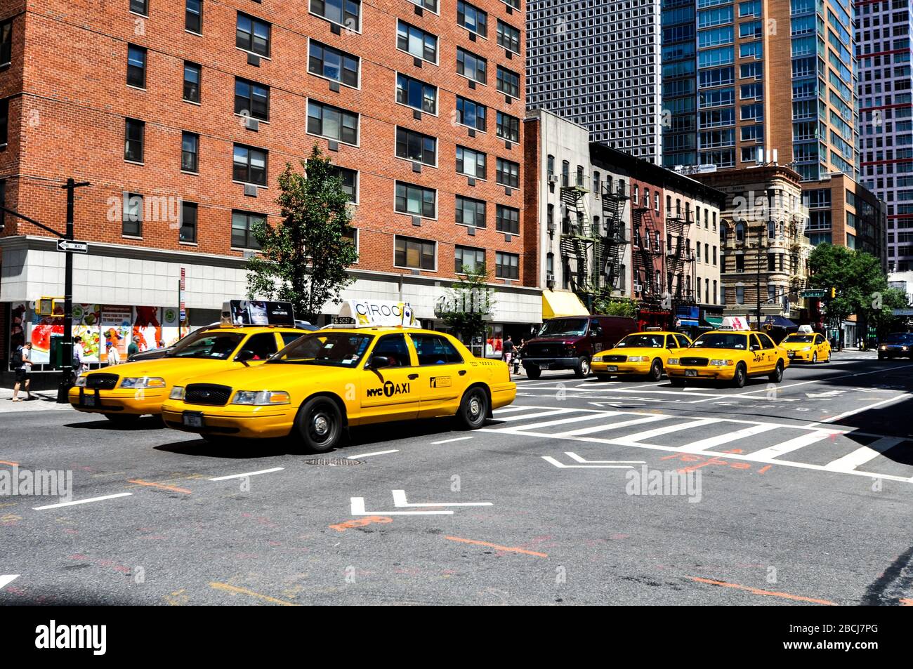 New York Taxi Cab Stock Photo - Alamy