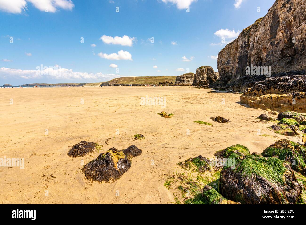 Perran Beach, Perranporth, north Cornwall, UK Stock Photo - Alamy