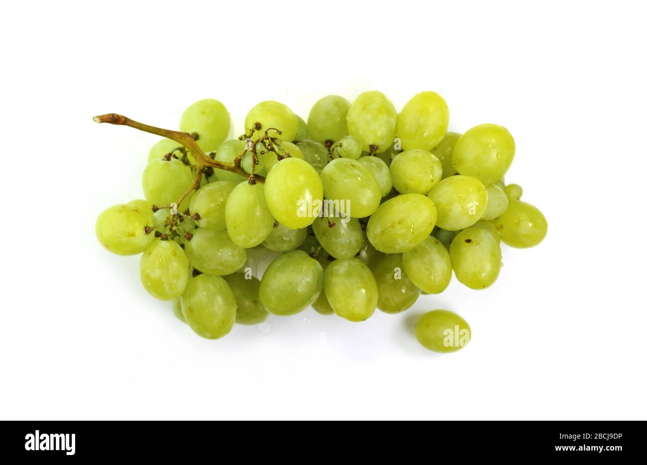 A bunch of overripe grapes isolated on white background Stock Photo - Alamy