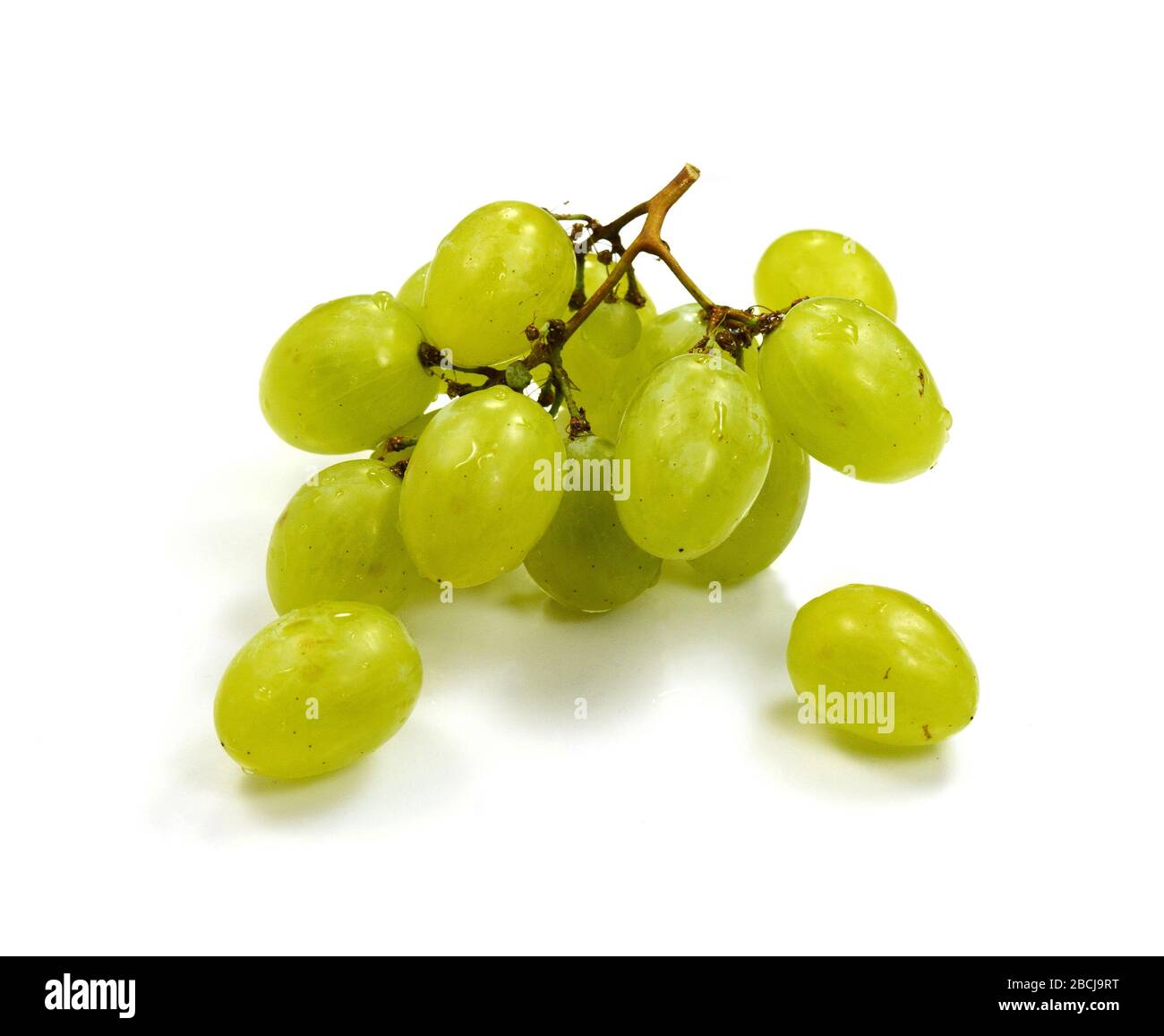 A bunch of overripe grapes isolated on white background Stock Photo - Alamy