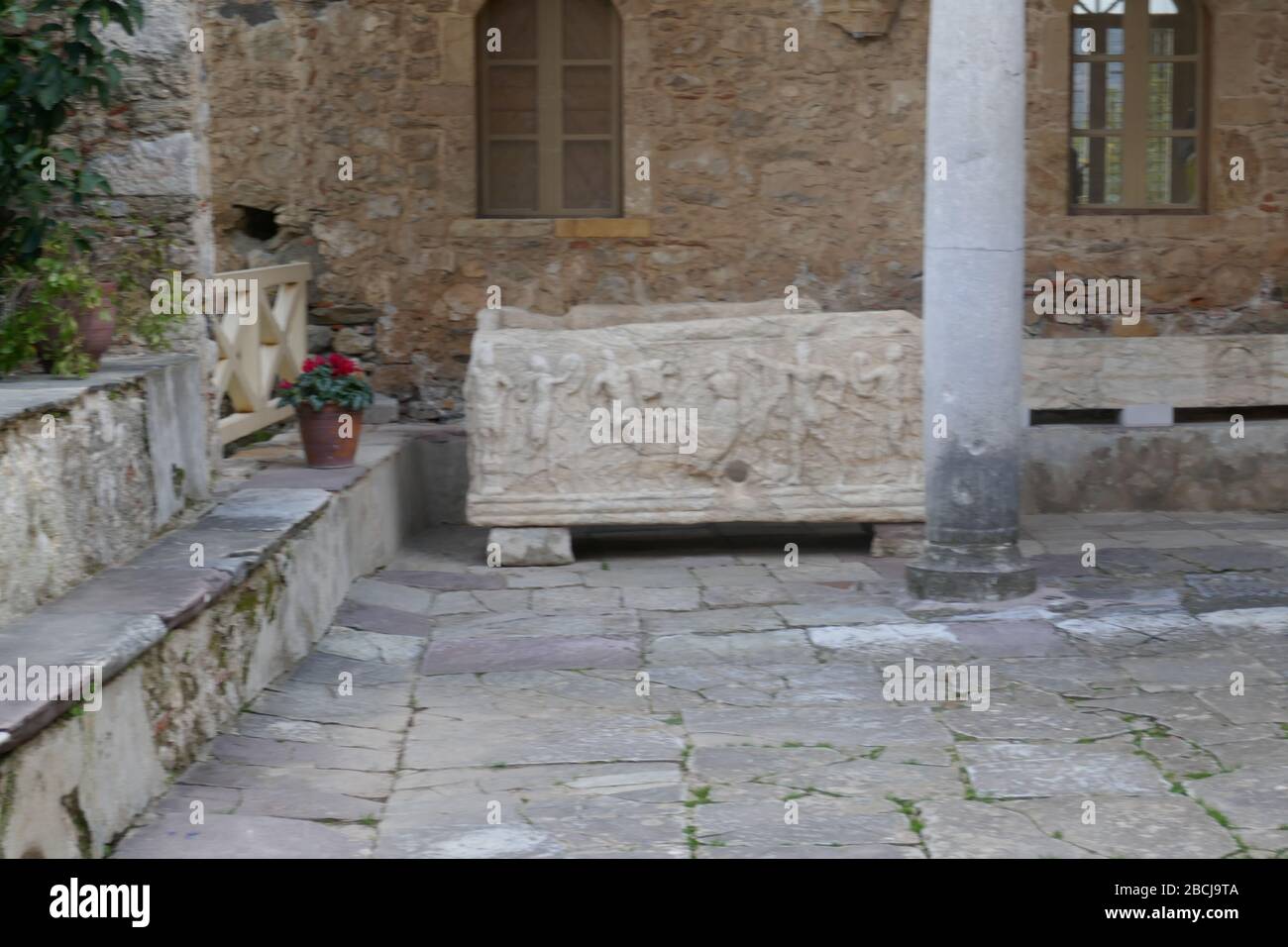 Archaeological site of Mystra Stock Photo - Alamy