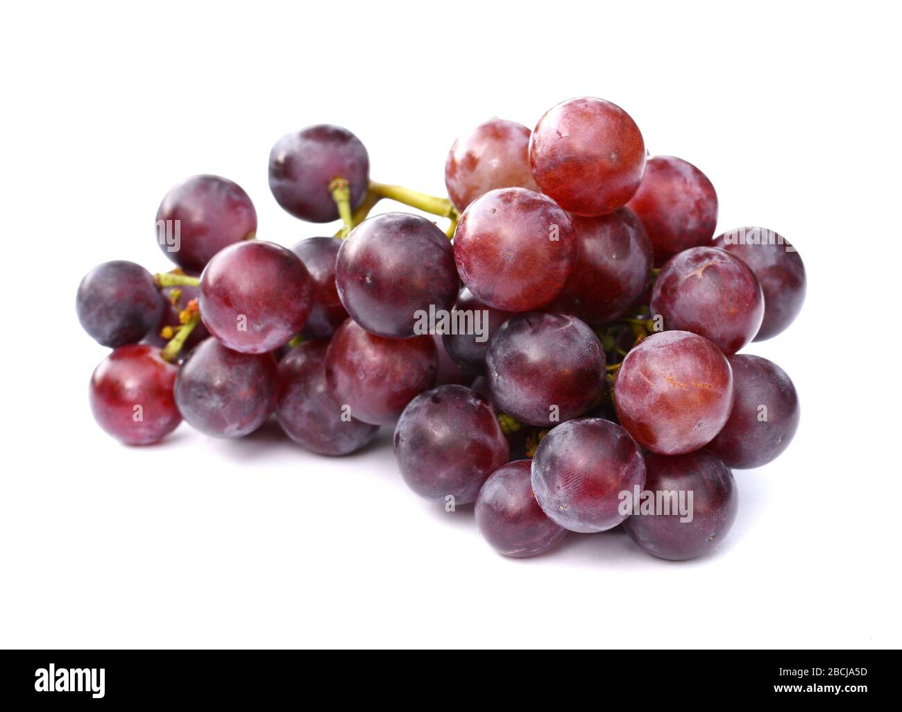 A bunch of overripe grapes isolated on white background Stock Photo - Alamy