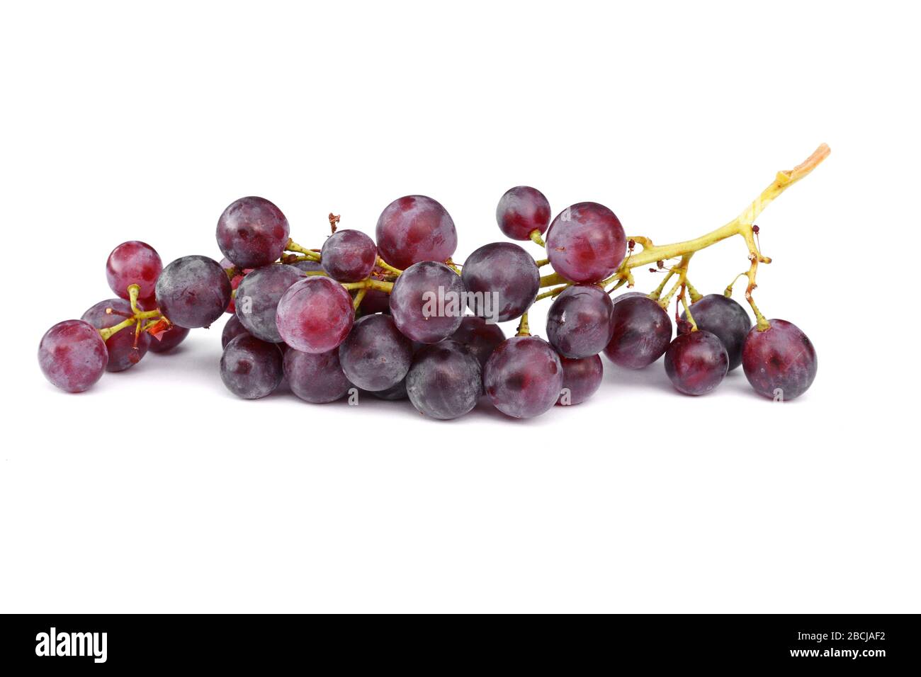 A bunch of overripe grapes isolated on white background Stock Photo - Alamy
