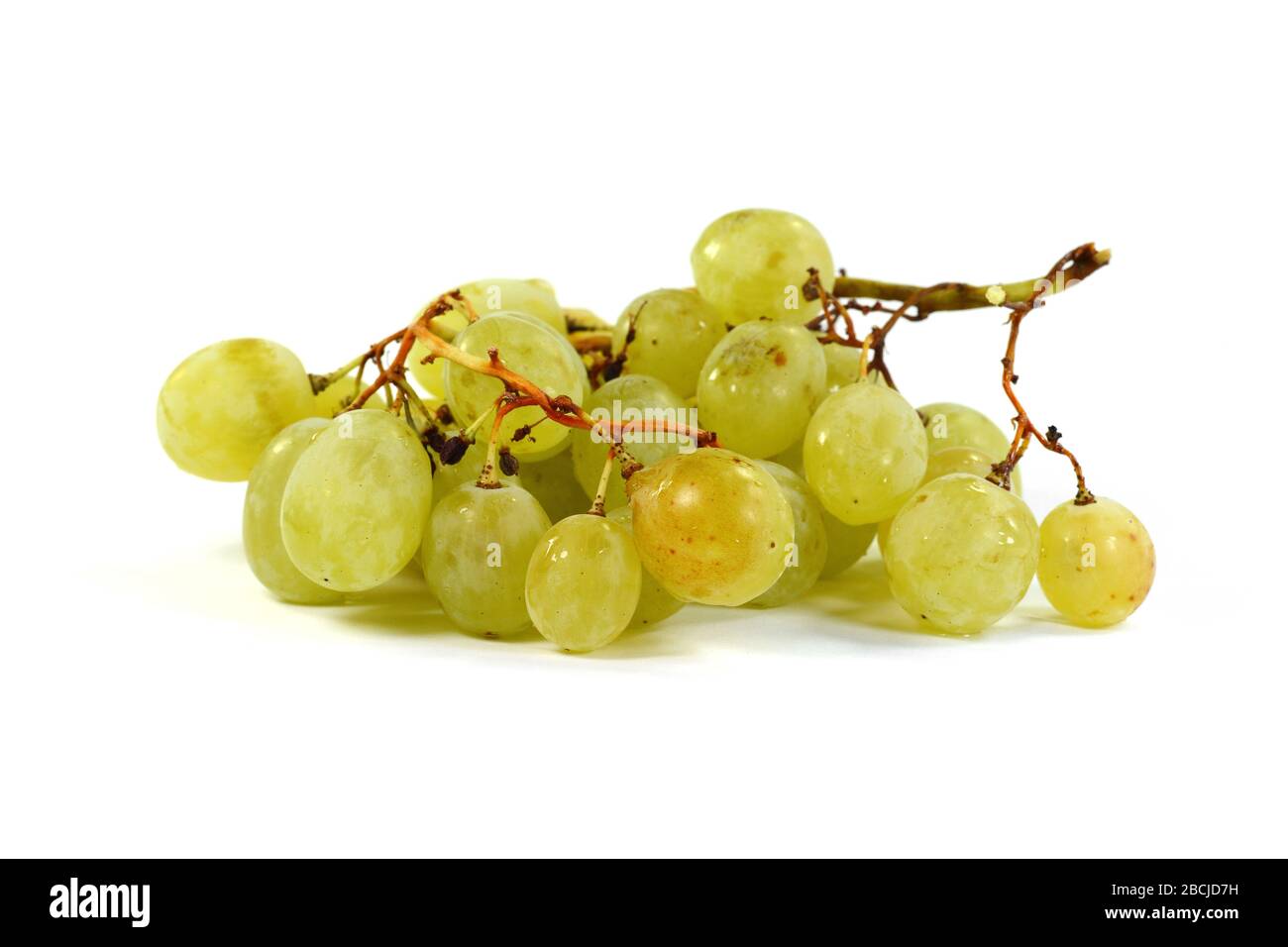 A bunch of overripe grapes isolated on white background Stock Photo - Alamy