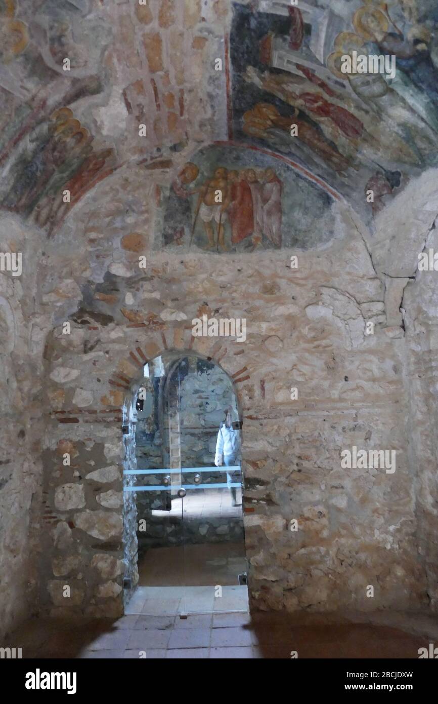 Archaeological site of Mystra Stock Photo - Alamy