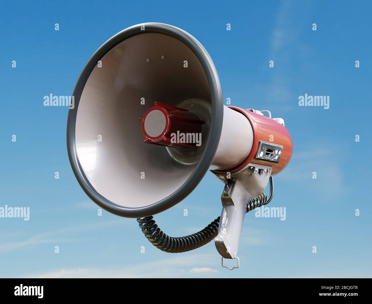 Megaphone speak sky hi-res stock photography and images - Alamy