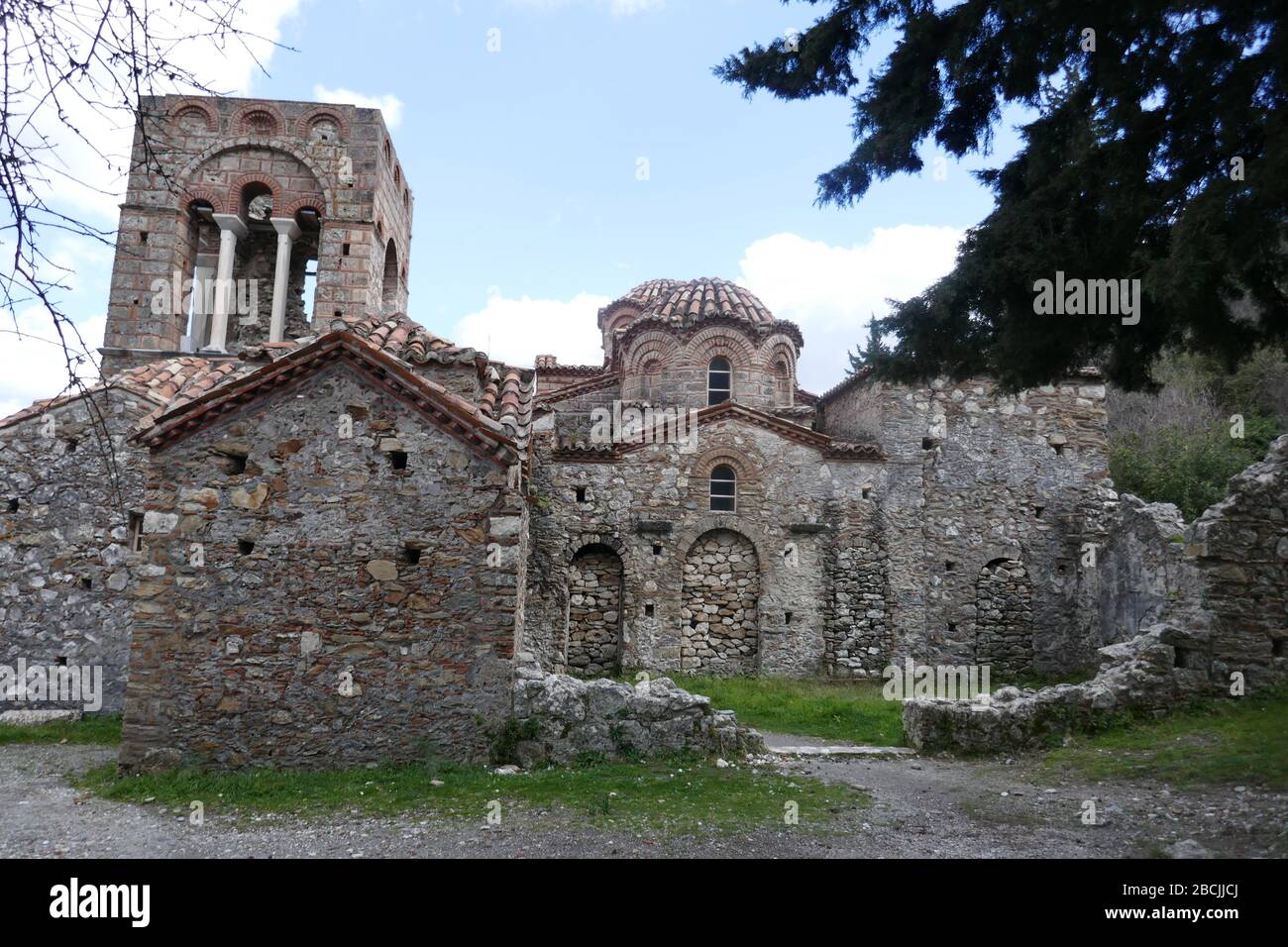 Archaeological site of Mystra Stock Photo - Alamy