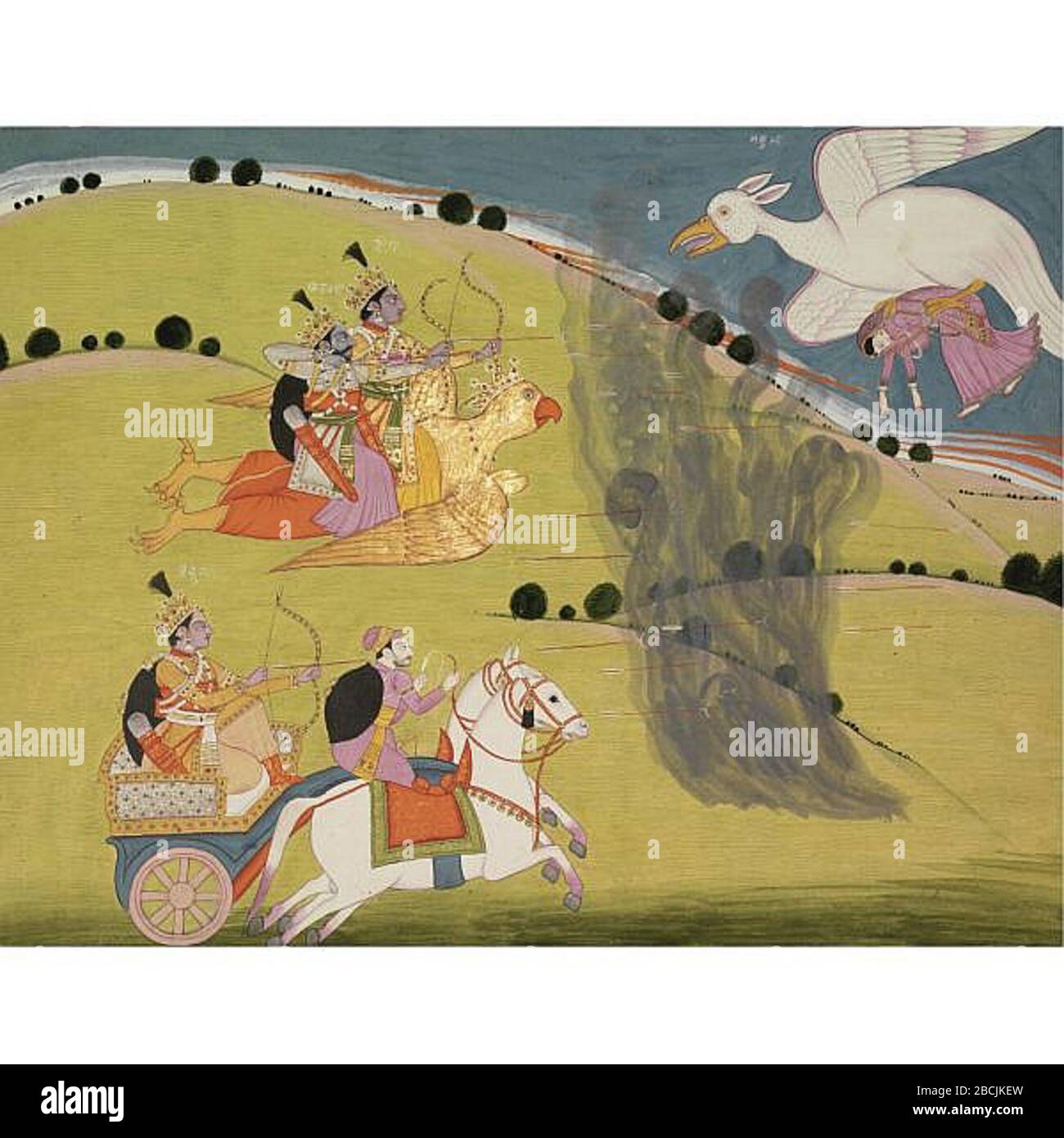 Krishna arjuna hi-res stock photography and images - Alamy