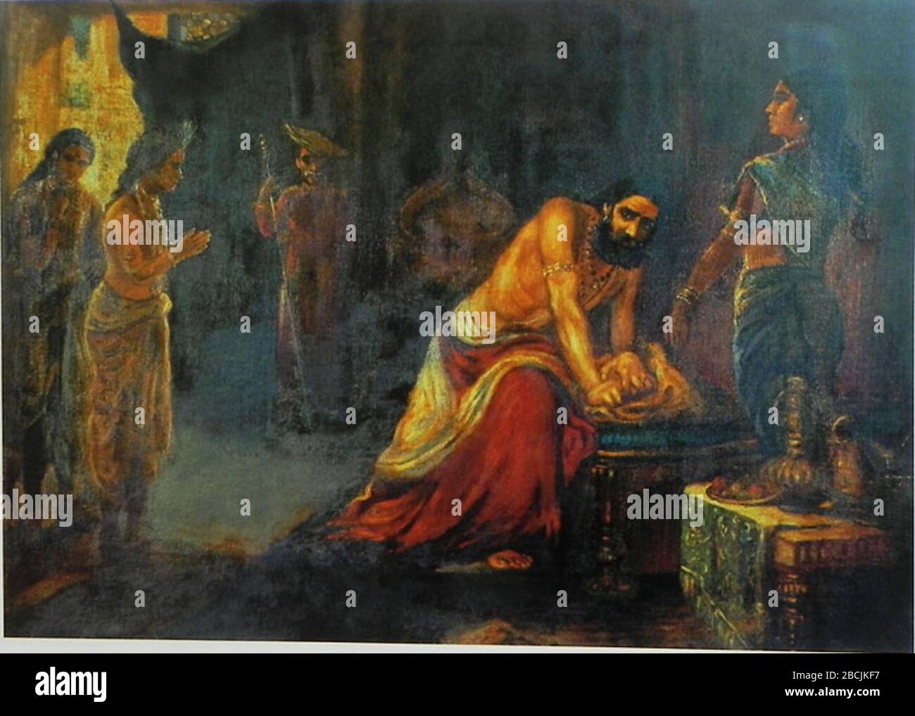 Raja ravi varma paintings hi-res stock photography and images - Alamy