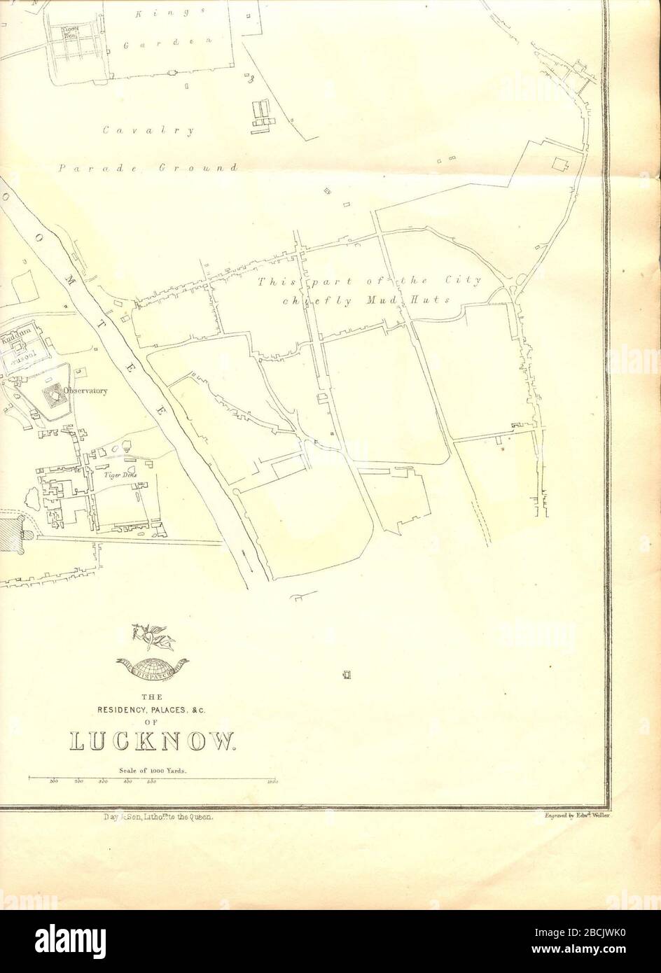 Map of lucknow hi-res stock photography and images - Alamy
