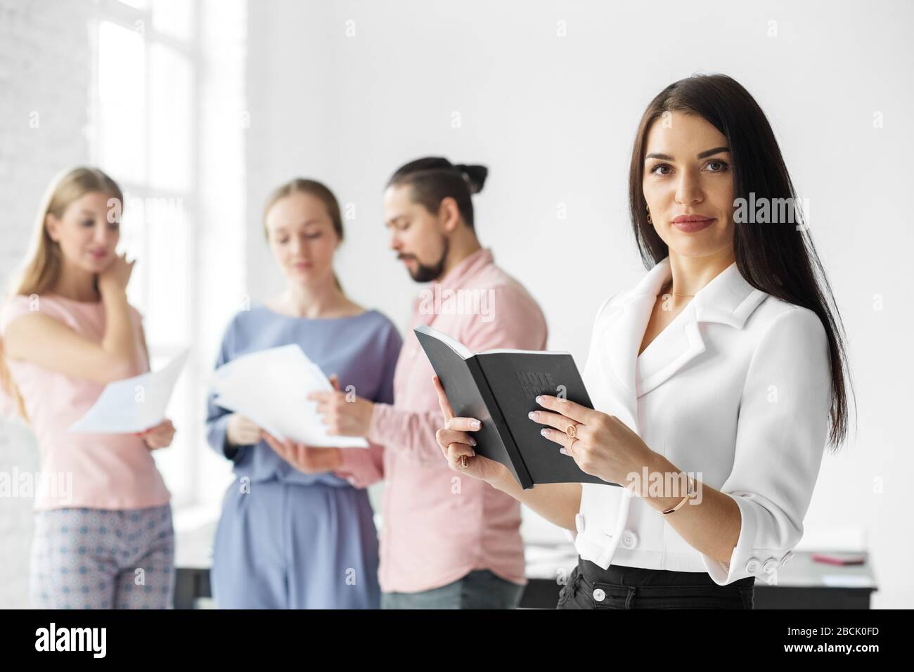 Successful business woman in office. Woman boss. The concept of ...