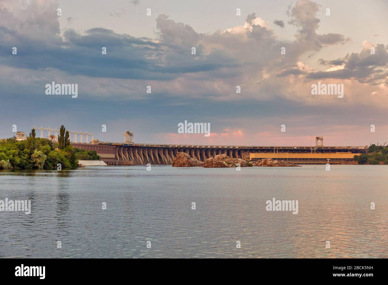 Dnieper hydropower station hi-res stock photography and images - Alamy