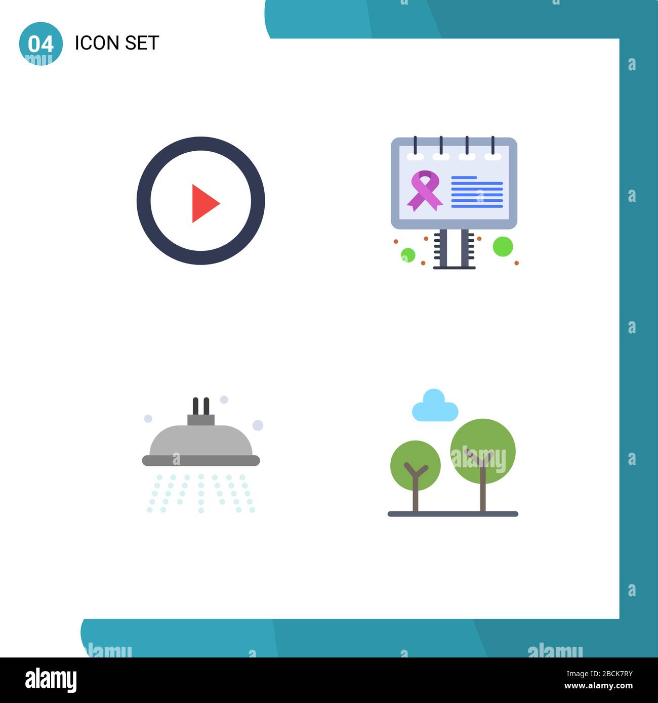 Advertisement for shower Stock Vector Images - Alamy