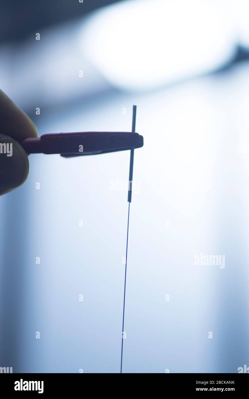 Percutaneous electrolysis therapy hi-res stock photography and images - Alamy