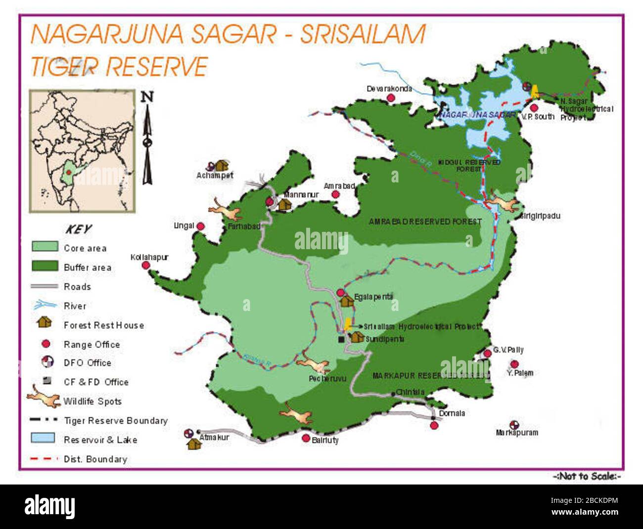 Srisailam india Cut Out Stock Images & Pictures - Alamy