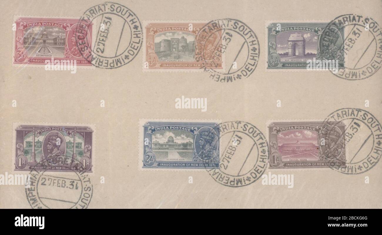 Indian postage stamps hi-res stock photography and images - Alamy