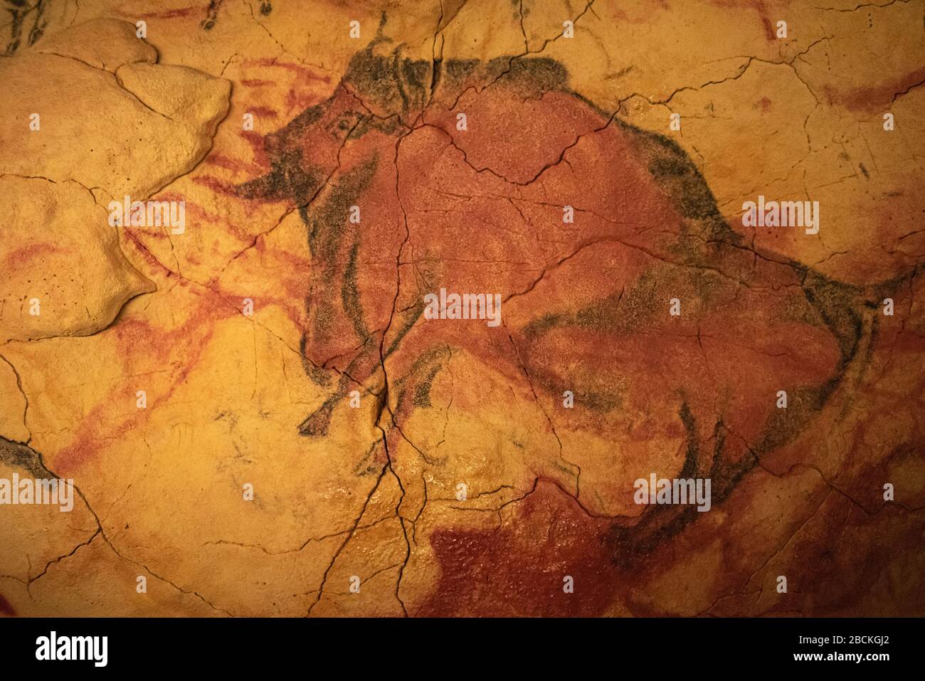 The Altamira Caves, Cantabria. Spanish rock art. It is the highest ...