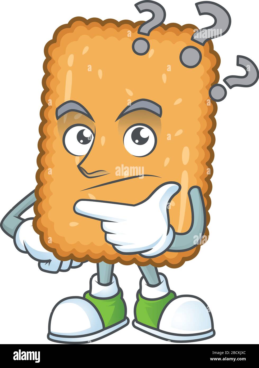 Biscuit mascot design concept hi-res stock photography and images - Alamy
