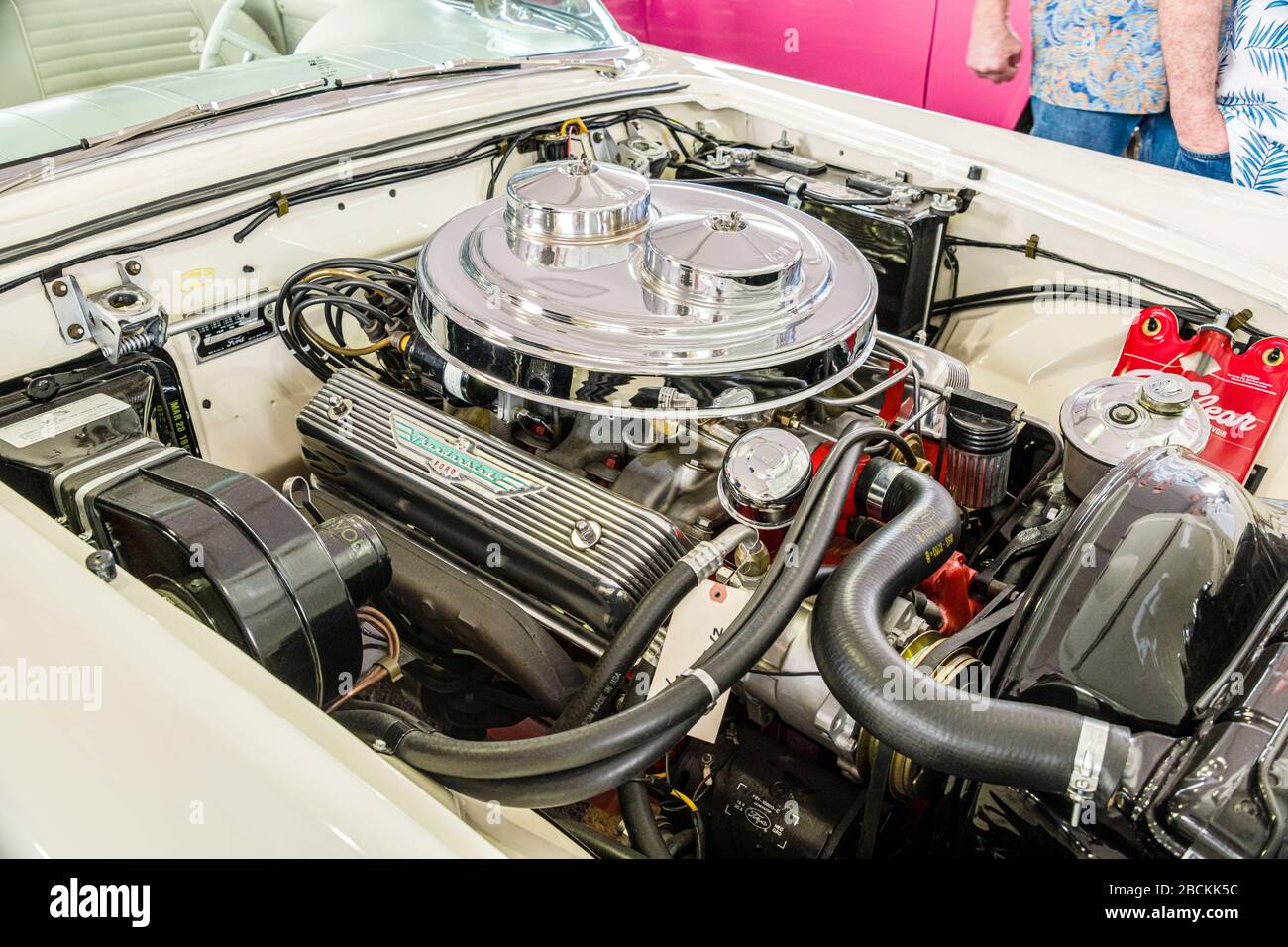 2019 Barrett-Jackson Scottsdale Auction, 1957 Ford Thunderbird Engine ...