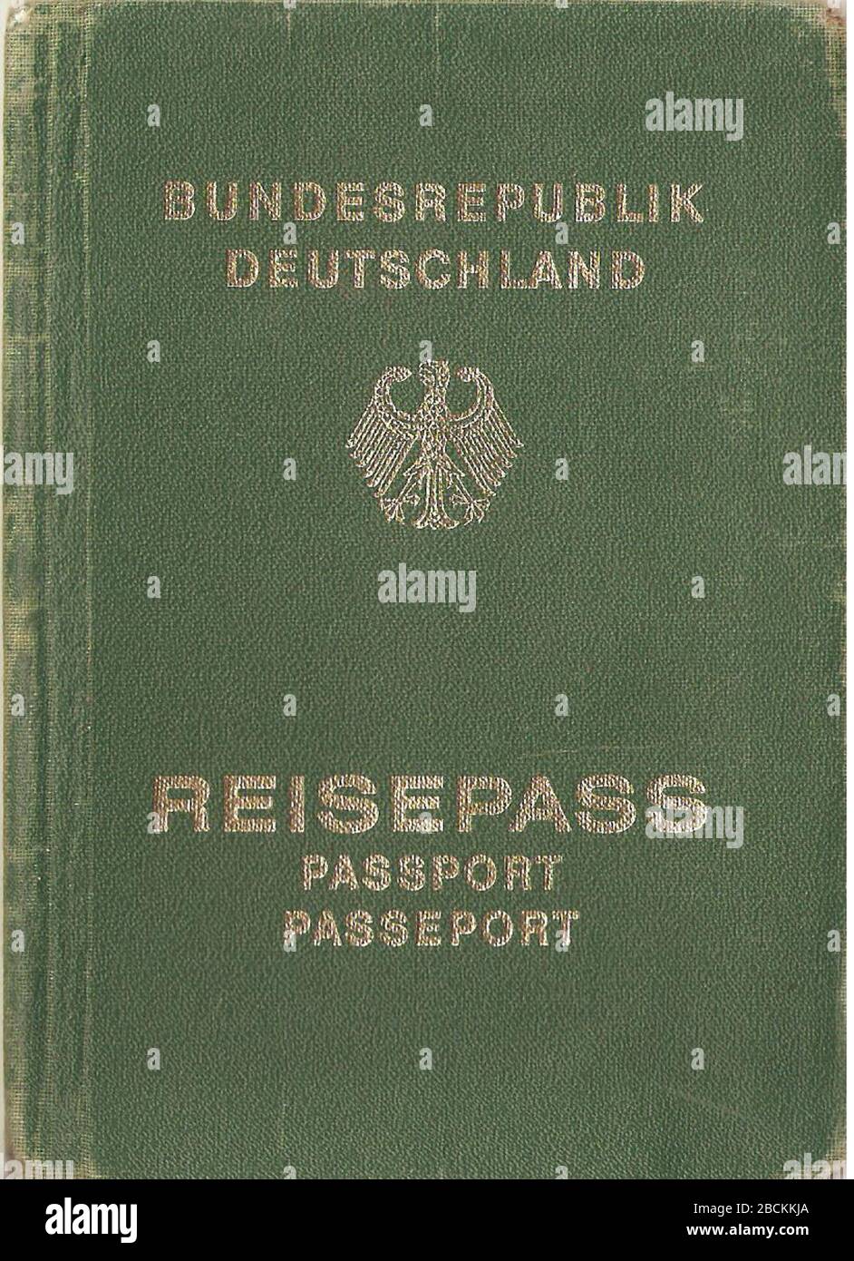 Passport of the federal republic of germany hi-res stock photography ...