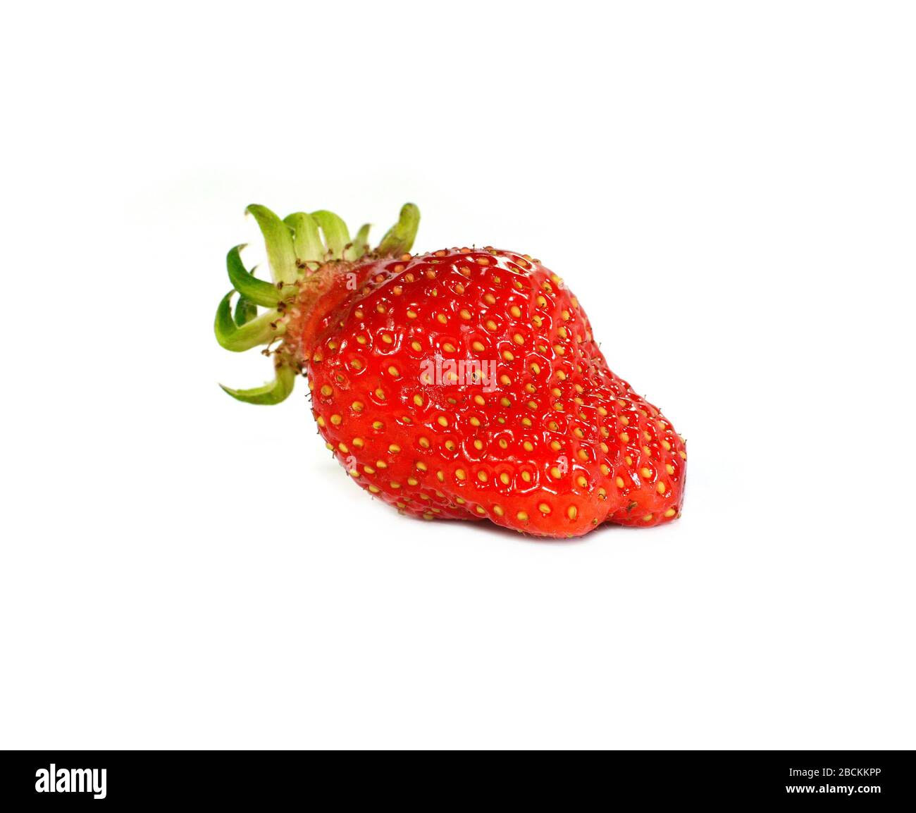Strawberry isolated on a white background Stock Photo - Alamy
