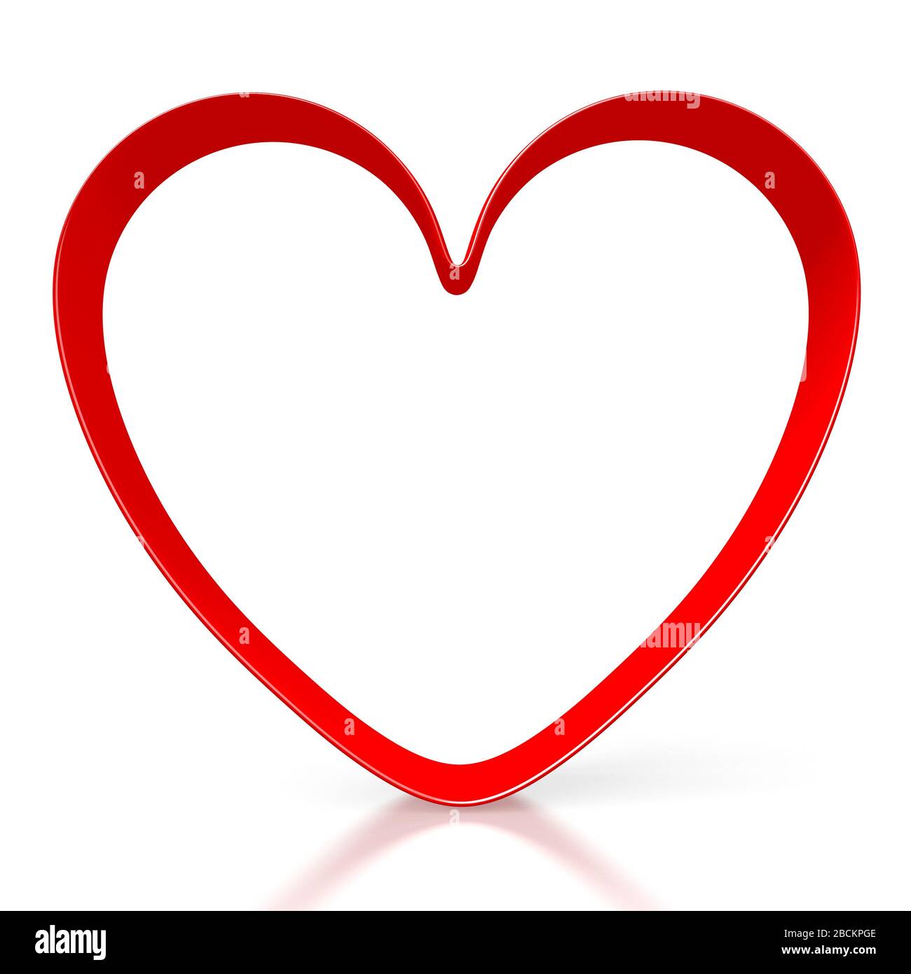 3D heart shape Stock Photo - Alamy