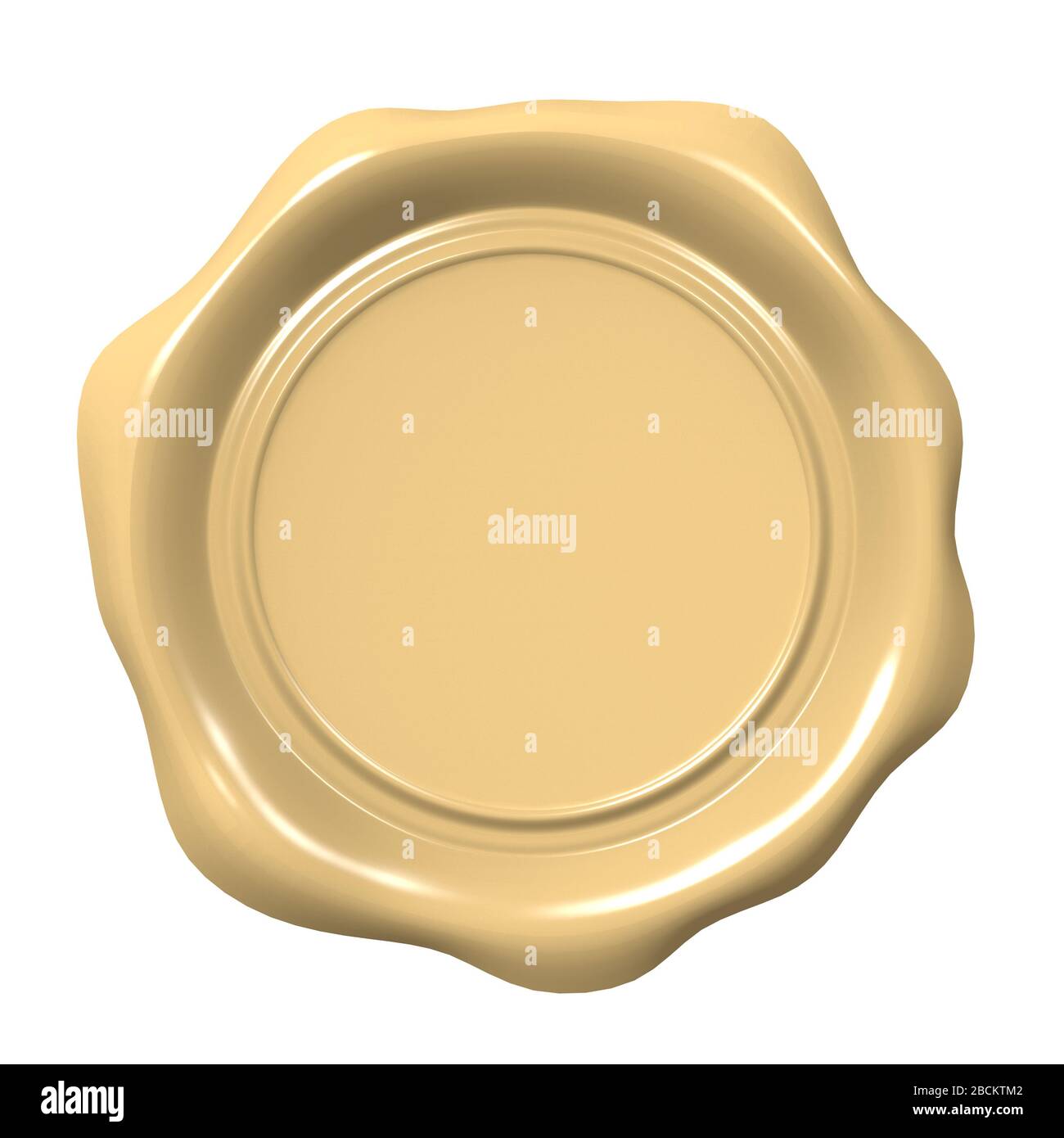 3D wax seal illustration Stock Photo - Alamy
