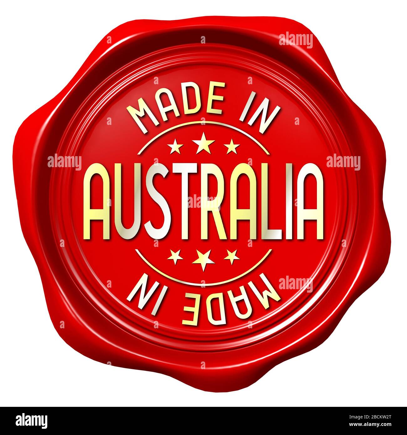 Made in australia symbol hi-res stock photography and images - Alamy