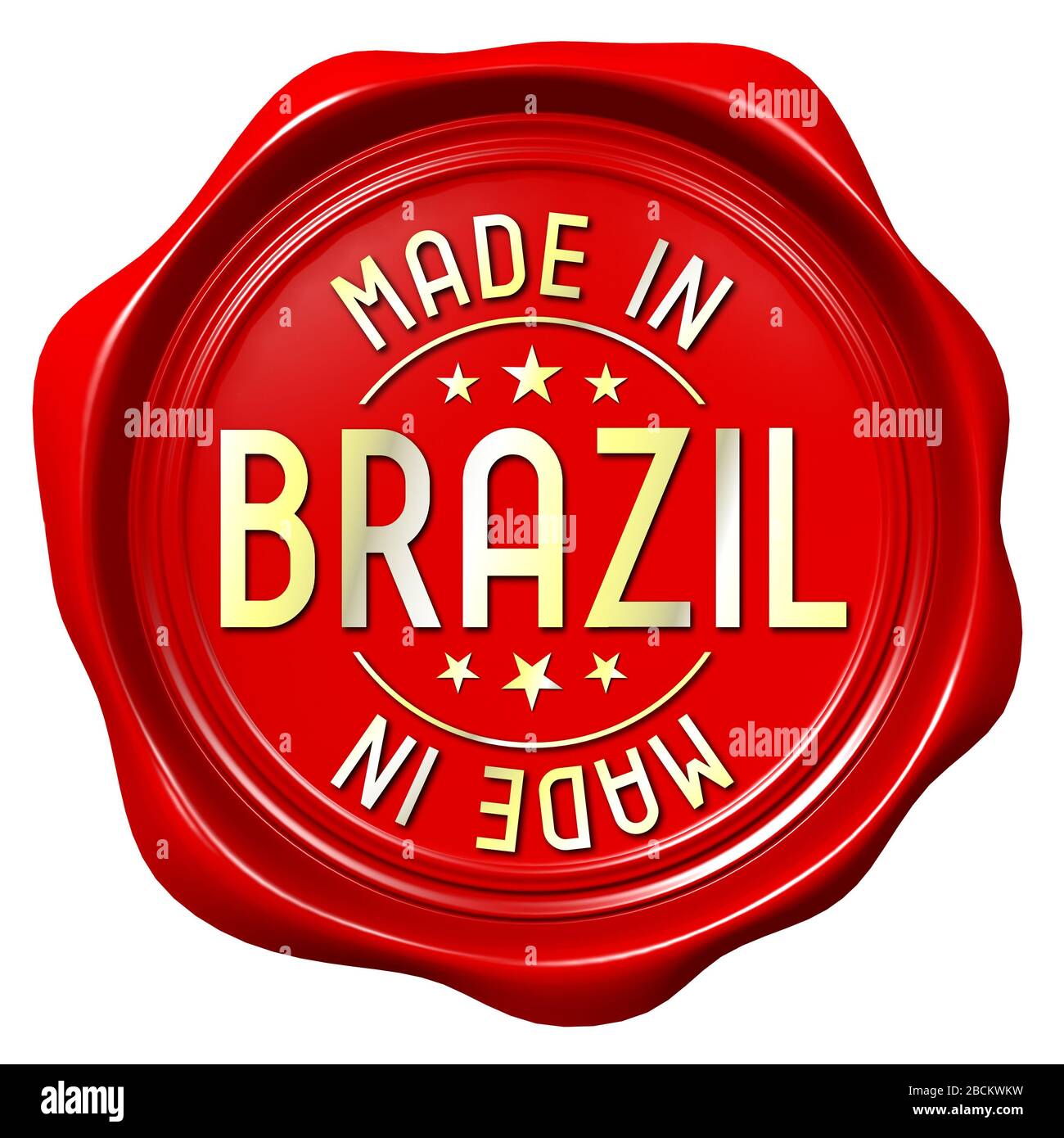 Made in brazil stamp hi-res stock photography and images - Alamy