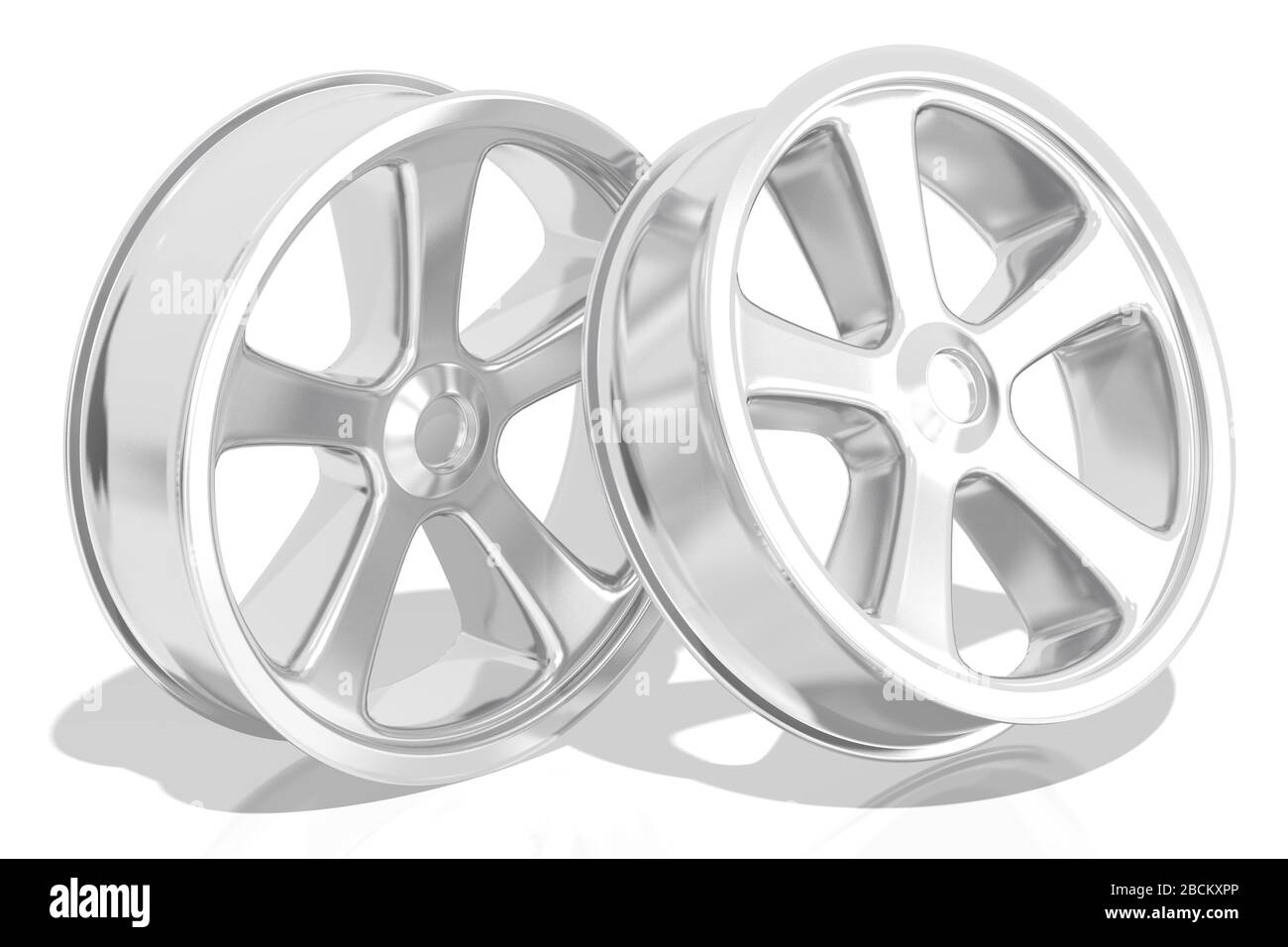 3D wheel rims - illustration Stock Photo - Alamy