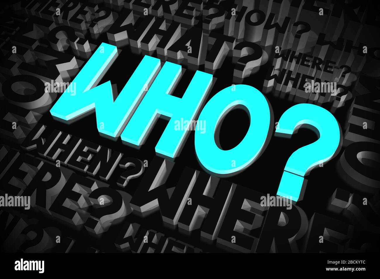 Who - concept Stock Photo - Alamy