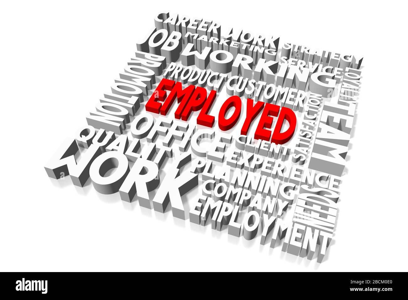Employment employed work Cut Out Stock Images & Pictures - Alamy