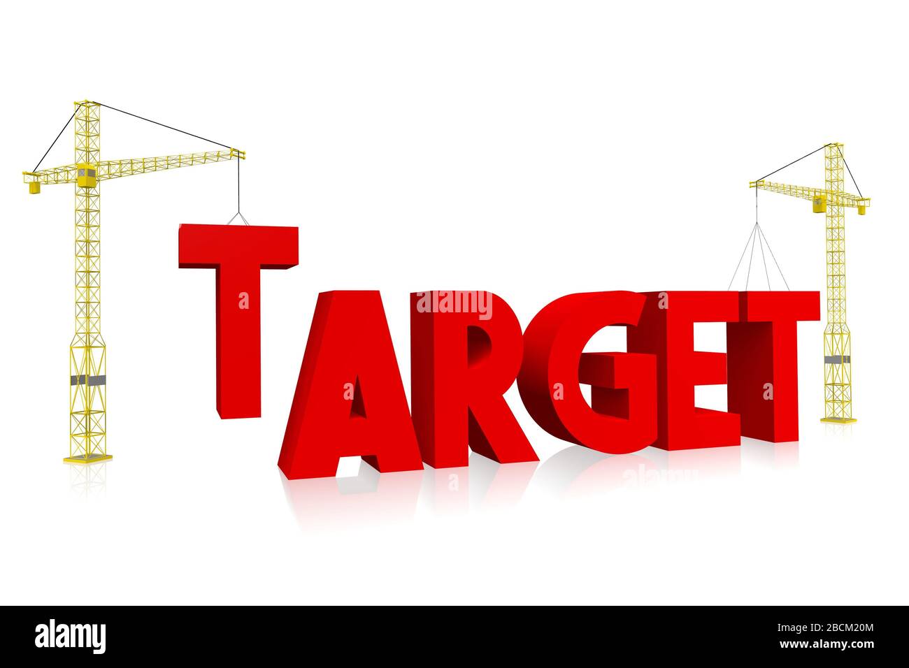 Crane concept - target Stock Photo - Alamy
