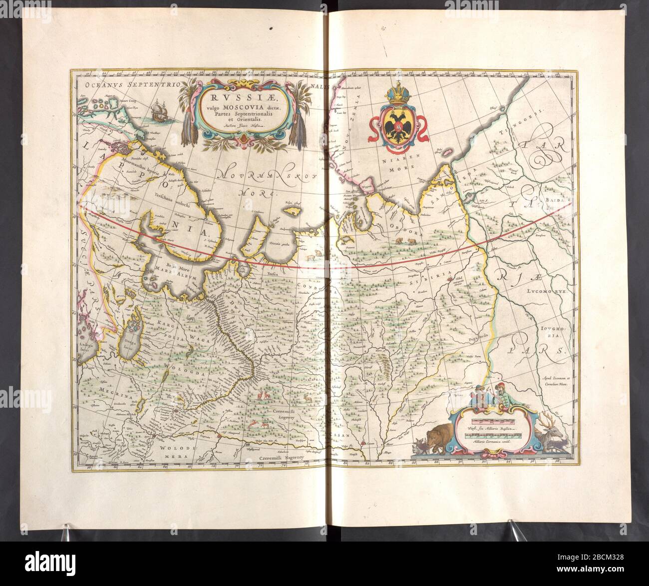 Moscovia map hi-res stock photography and images - Alamy