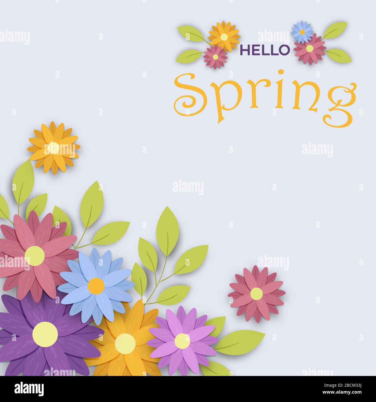 Flower garden design Stock Vector Images - Alamy