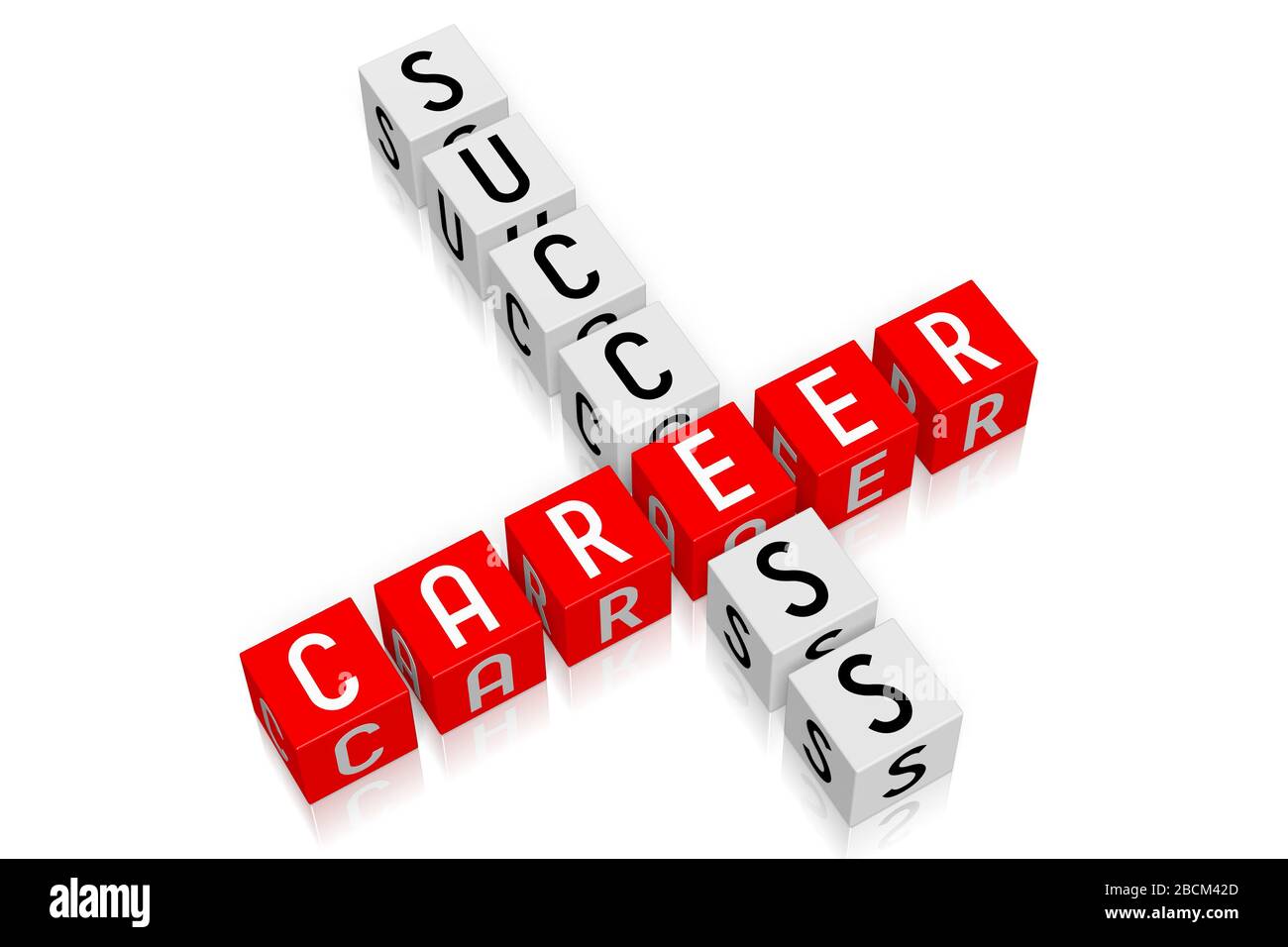 3D cubes concept - career Stock Photo - Alamy