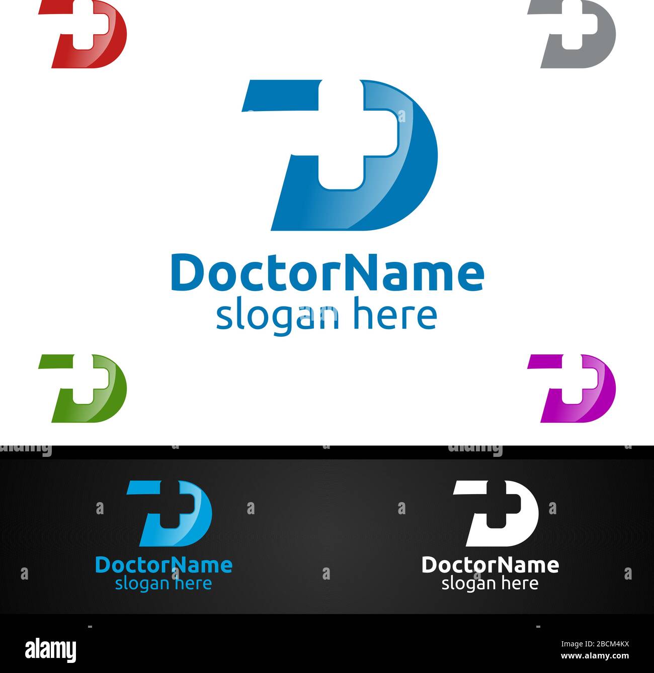 Doctor Cross Medical Hospital Logo for Emergency Clinic Drug store or ...