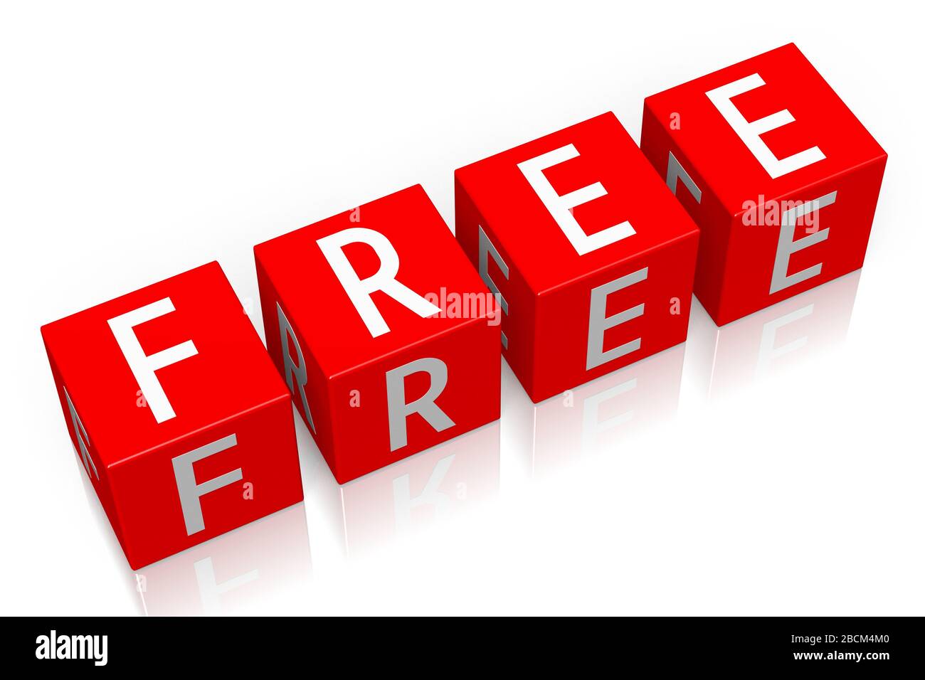 Free - 3D cube word Stock Photo - Alamy