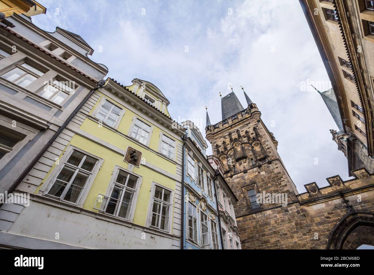 Picture of the lesser town bridge tower of Charles Bridge, also called ...